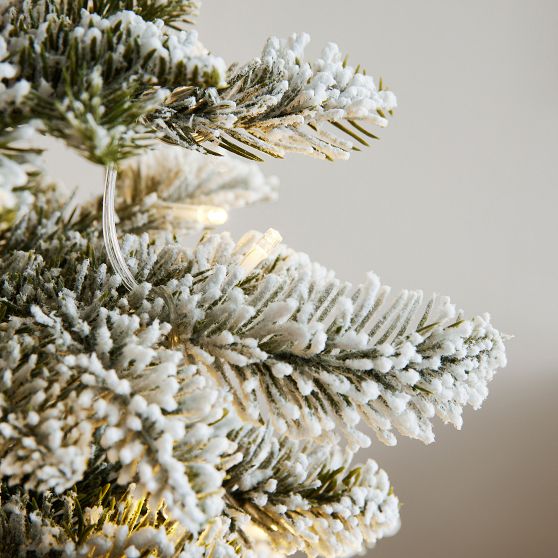 Flocked Tree | Pottery Barn Teen