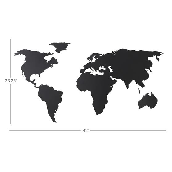 Light Up World Map | Pottery Barn Teen