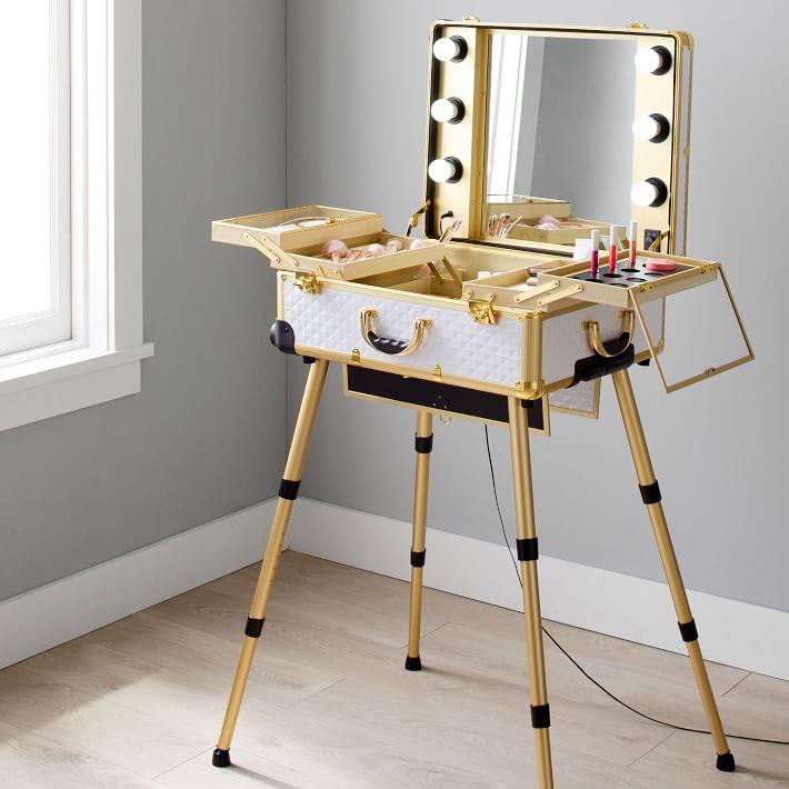 Faceted Travel Vanity | Pottery Barn Teen