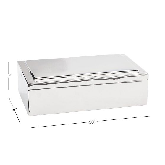 Silver Engravable Keepsake Box | Pottery Barn Teen
