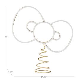 Hello Kitty® Gold Neon Bow Tree Topper | Pottery Barn Teen