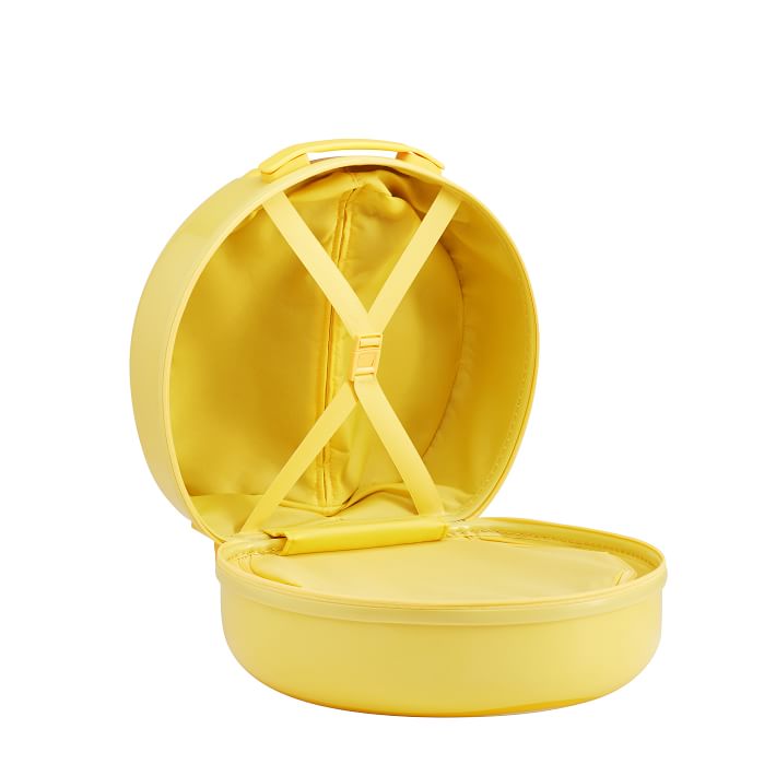 Lemon Slice Round Hard-Sided Spinner Suitcase & Toiletry Bag Set ...