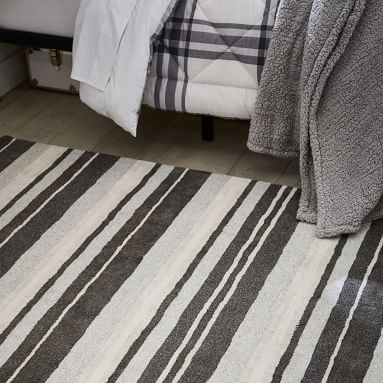 Jo Striped Performance Rug | Pottery Barn Teen