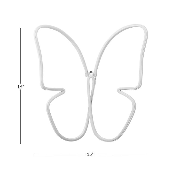 3D Butterfly Micro LED Wall Light | Pottery Barn Teen
