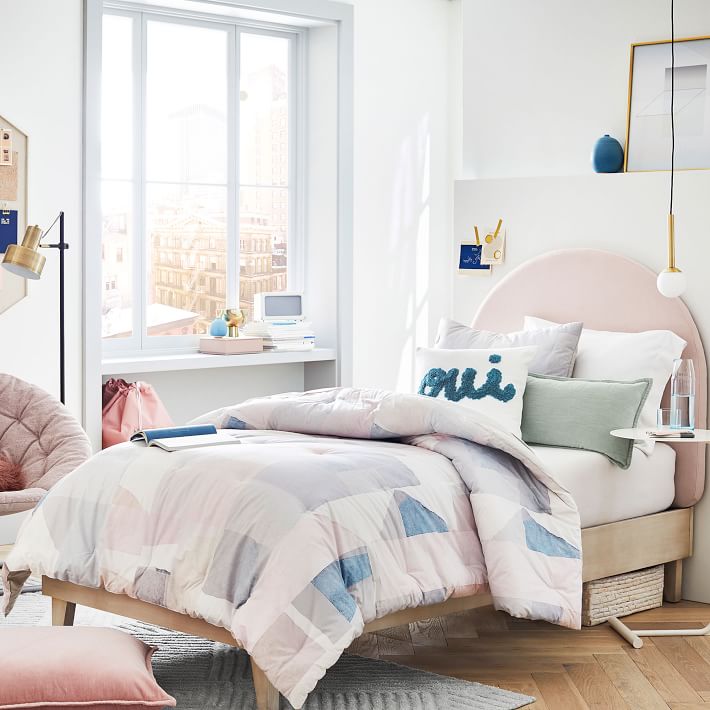 west elm x pbdorm Tufted Oui Pillow Cover | Pottery Barn Teen