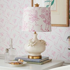 LoveShackFancy Pink Wallpaper | Pottery Barn Teen