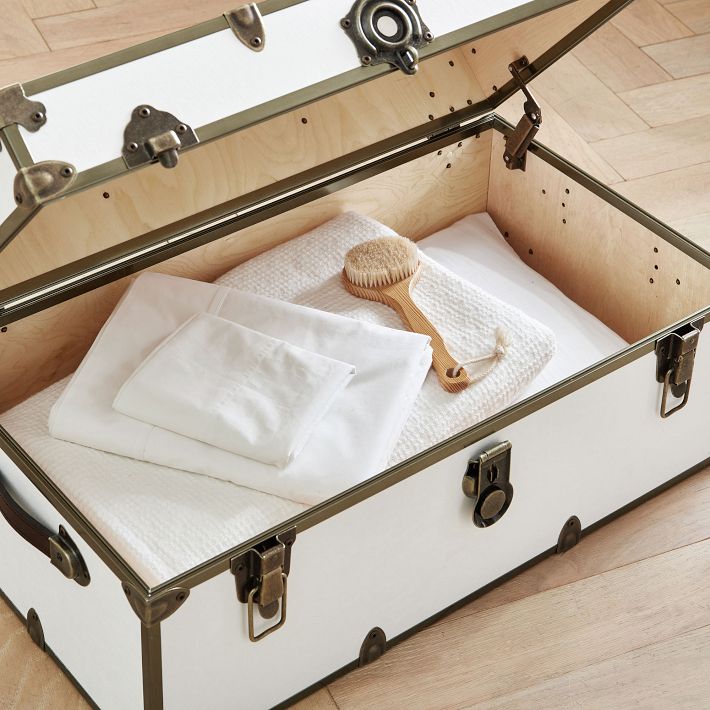 Monogram Standard Dorm Trunk | Pottery Barn Teen