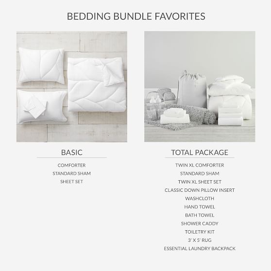 Puffy Comforter Bundle | Pottery Barn Teen