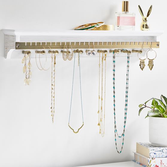 Heirloom Jewelry Shelf | Jewelry Storage | Pottery Barn Teen