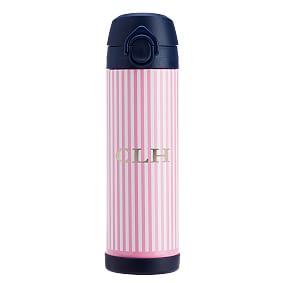 Pink Mini Stripe 17 oz Water Bottle | Pottery Barn Teen