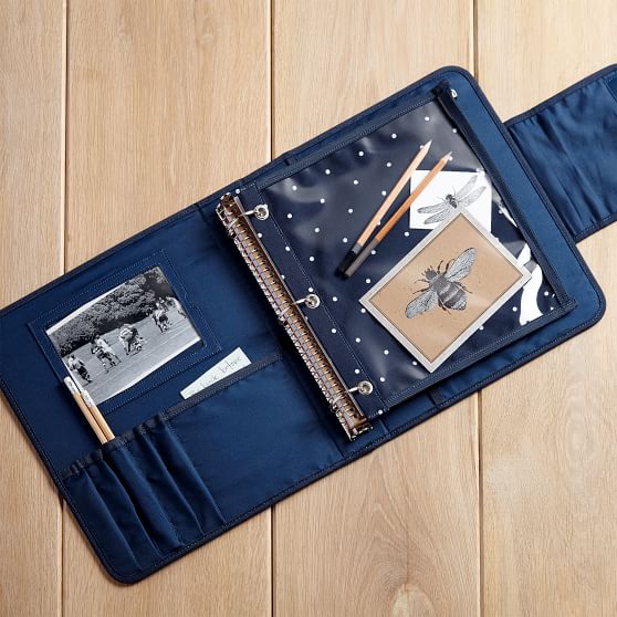 Gray Camo Binder For School | Pottery Barn Teen