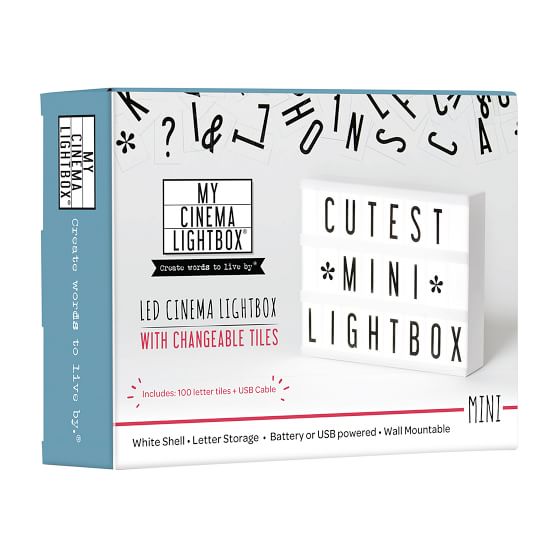 Mini Cinema Lightbox | Teen Lamp | Pottery Barn Teen