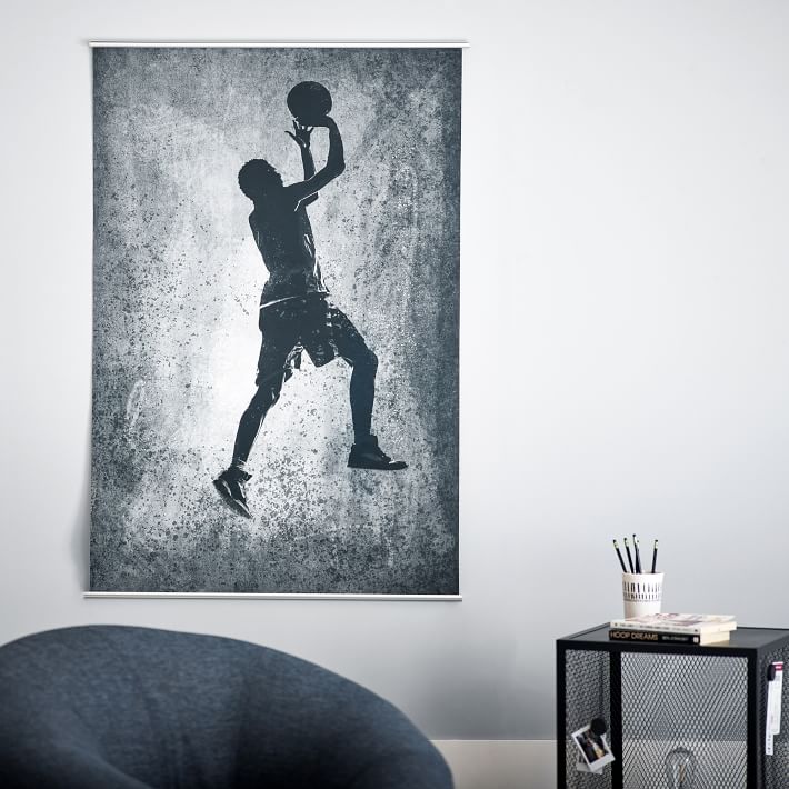 Basketball Mural | Wall Decor | Pottery Barn Teen