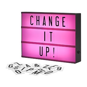 Color Changing Lightbox | Teen Lamp | Pottery Barn Teen