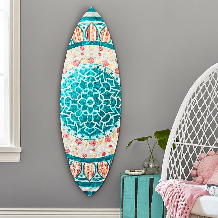 Diy Surfboard Wall Decor | Shelly Lighting