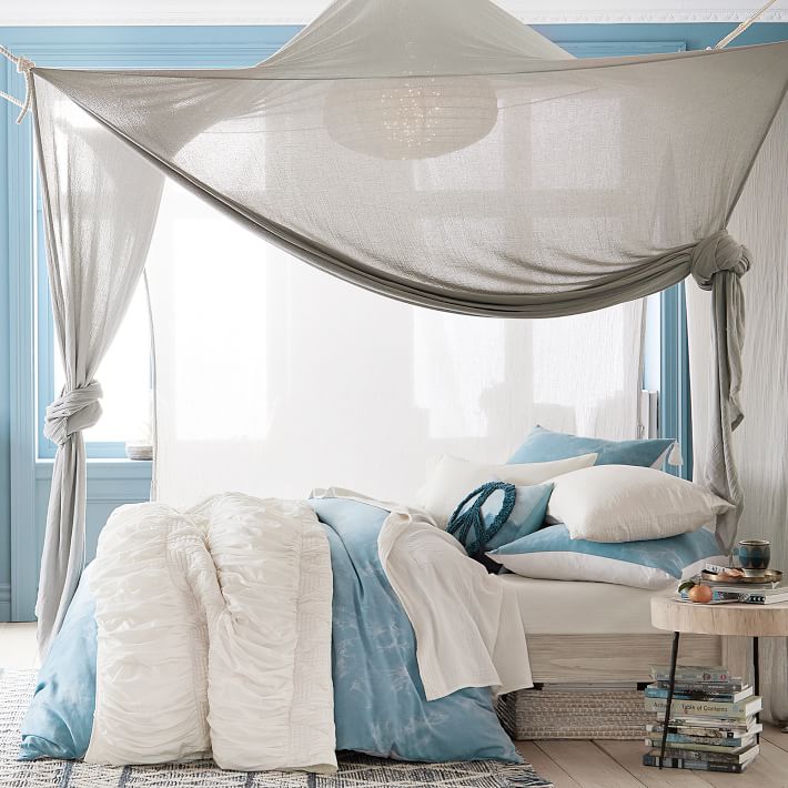 Ethereal Cotton Bed Canopy | Pottery Barn Teen