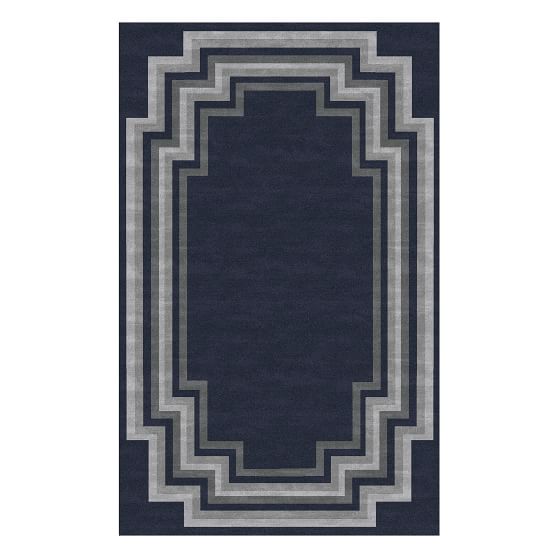 Polished Border Rug | Teen Rug | Pottery Barn Teen