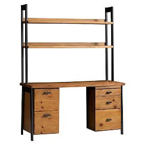 Colton Storage Desk With Hutch | Pottery Barn Teen