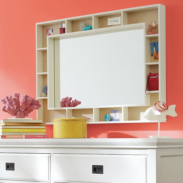 Pinboard Display Decorative Mirror | Pottery Barn Teen