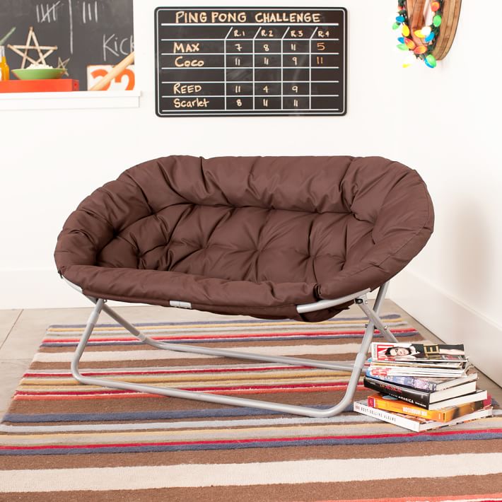 Double Solid Round Chair | Pottery Barn Teen