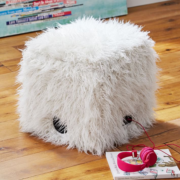 Furlicious Faux-Fur Rockin' Speaker Storage Cube - Sale | Pottery Barn Teen