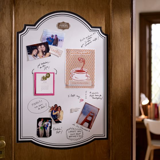 Classic Door Message Board Decal | Teen Decor Sale | Pottery Barn Teen