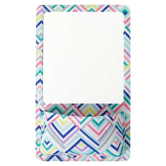 Vivid Geo Locker Locker Mirror & Pocket Organizer | Locker Decoration ...