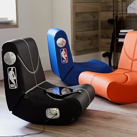 Blue NBA Mini Rocker Gaming Chair | Pottery Barn Teen