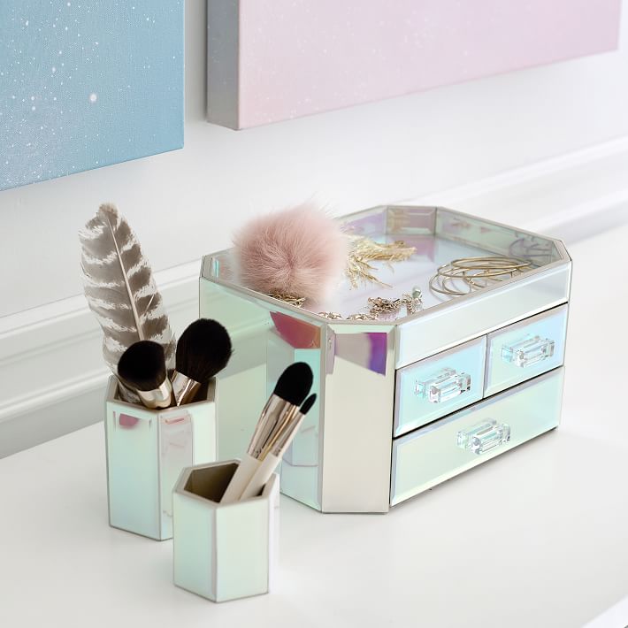 Iridescent Beauty Box | Jewelry Storage | Pottery Barn Teen