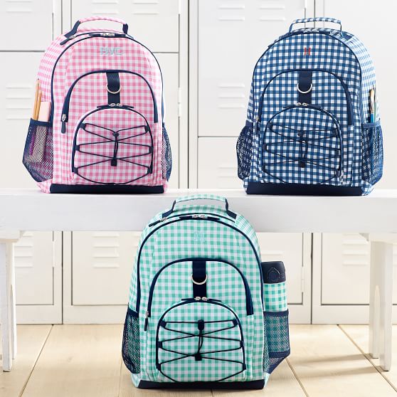 Pink Gingham Teen Backpack | Pottery Barn Teen