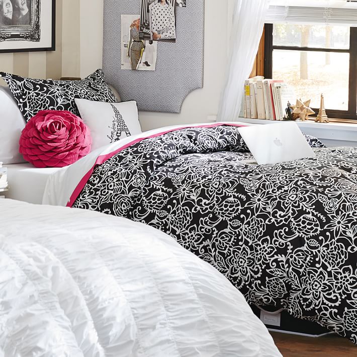 Bloom Doodle Deluxe Value Duvet Set | Dorm Bundle | Pottery Barn Teen
