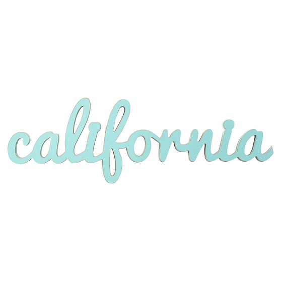 California Wood Word Decor | Pottery Barn Teen