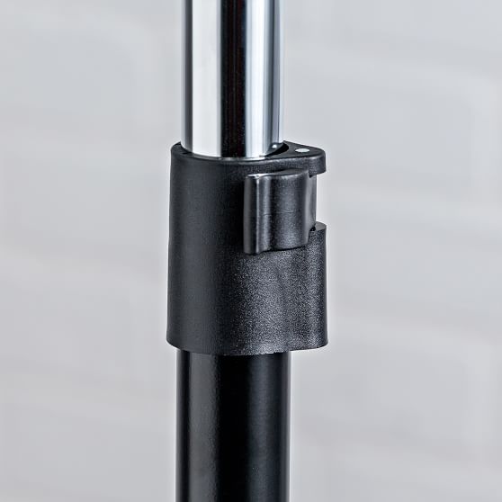 Single Tier Rolling Garment Rack | Dorm Closet Organizer | Pottery Barn ...