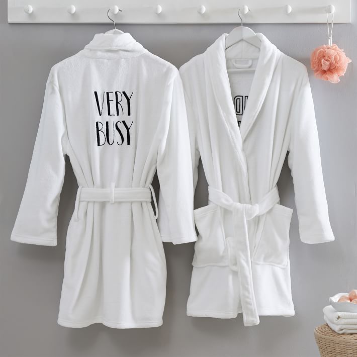 Very Busy Teen Robe | Pottery Barn Teen
