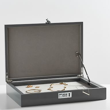 Locking Security Box | Dorm Jewelry Storage | Pottery Barn Teen