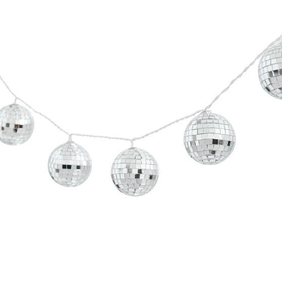 Disco Ball String Lights For Bedroom | Pottery Barn Teen