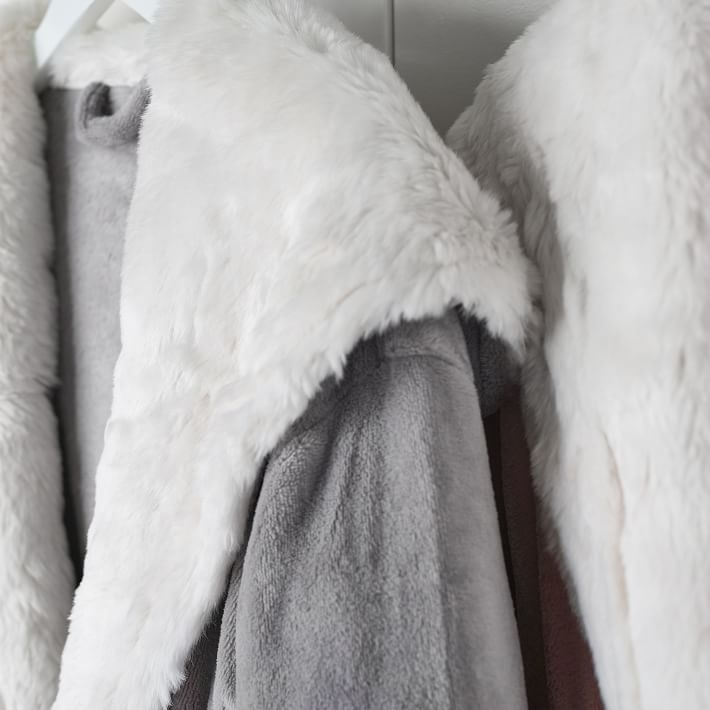 Polar Bear Hooded Faux-Fur Teen Robe | Pottery Barn Teen