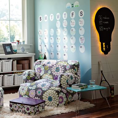 Daily Dot Dry-Erase Calendar Wall Decal | Pottery Barn Teen