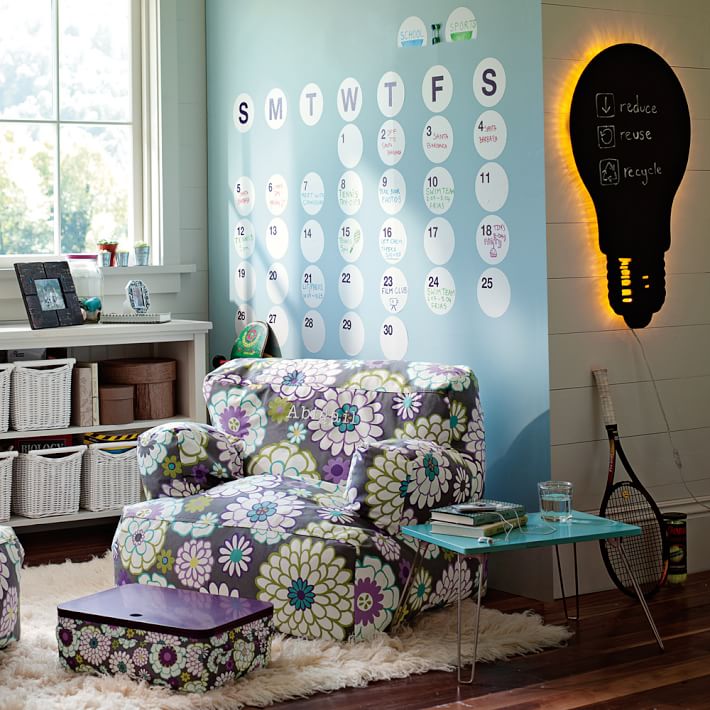 Daily Dot Dry-Erase Calendar Wall Decal | Pottery Barn Teen