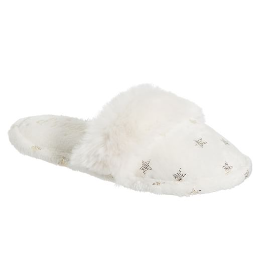 Shimmer Star Teen Slippers Ivory | Pottery Barn Teen
