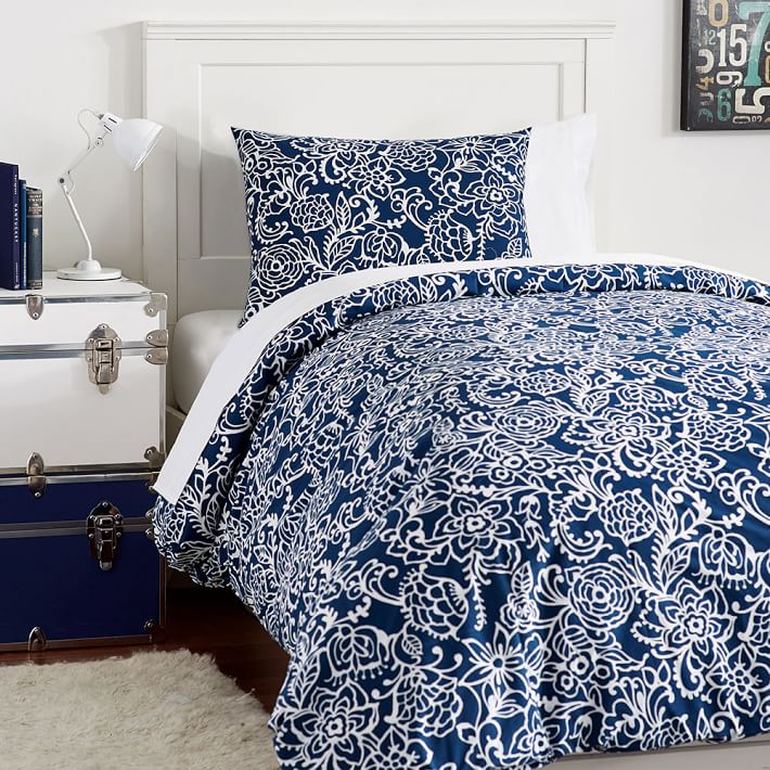 Bloom Doodle Deluxe Value Duvet Set | Dorm Bundle | Pottery Barn Teen