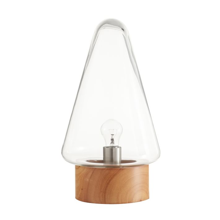 Cone Glass Table Lamp | Teen Lamp | Pottery Barn Teen