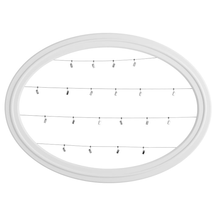 White Statement Cable Frame | Photo Display | Pottery Barn Teen