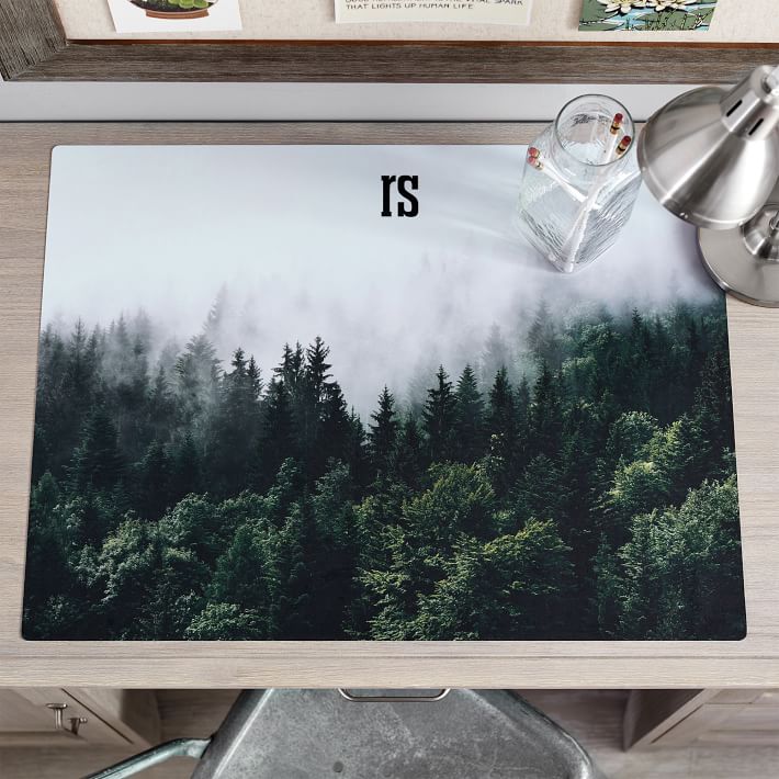 Forest Photoreel Personalized Desk Mat | Dorm Desk Decor | Pottery Barn ...