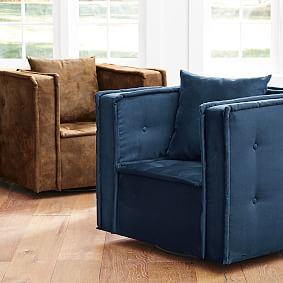 Cushy Swivel Chair | Lounge Chair | Pottery Barn Teen