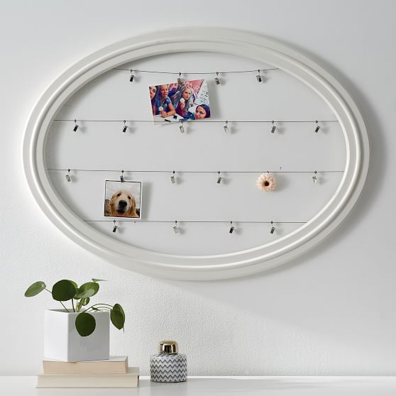 White Statement Cable Frame | Photo Display | Pottery Barn Teen