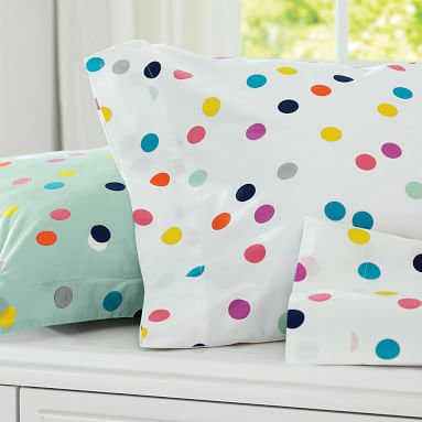 Confetti Dot Girls Sheet Set | Sale | Pottery Barn Teen