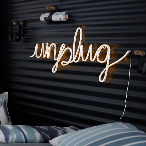 Unplug LED Decorative Wall Light | Pottery Barn Teen