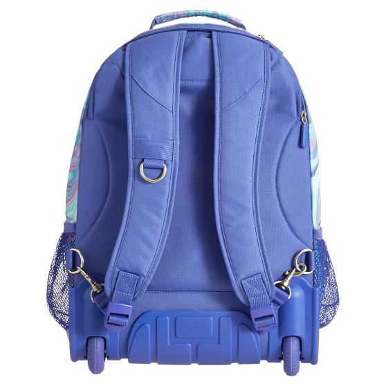 Pink/Purple Marble Rolling Backpack For Teens | Pottery Barn Teen