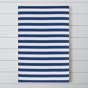 Stripe Pin-It Pinboard, Navy | Wall Organizers | Pottery Barn Teen